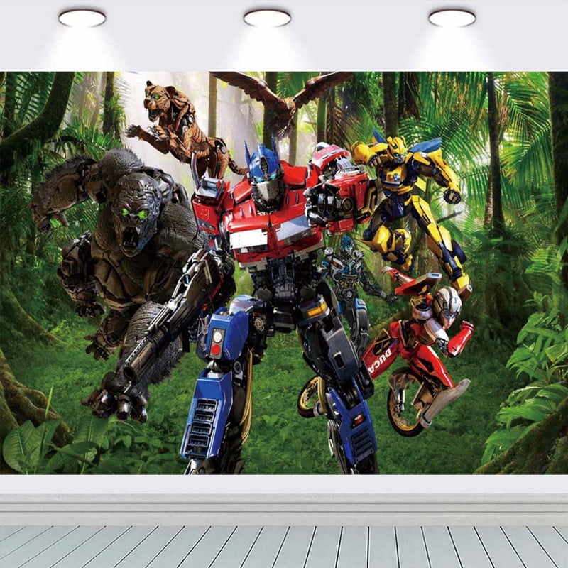 Rise of the Beasts Transformers Party Supplies Background Backdrop ...