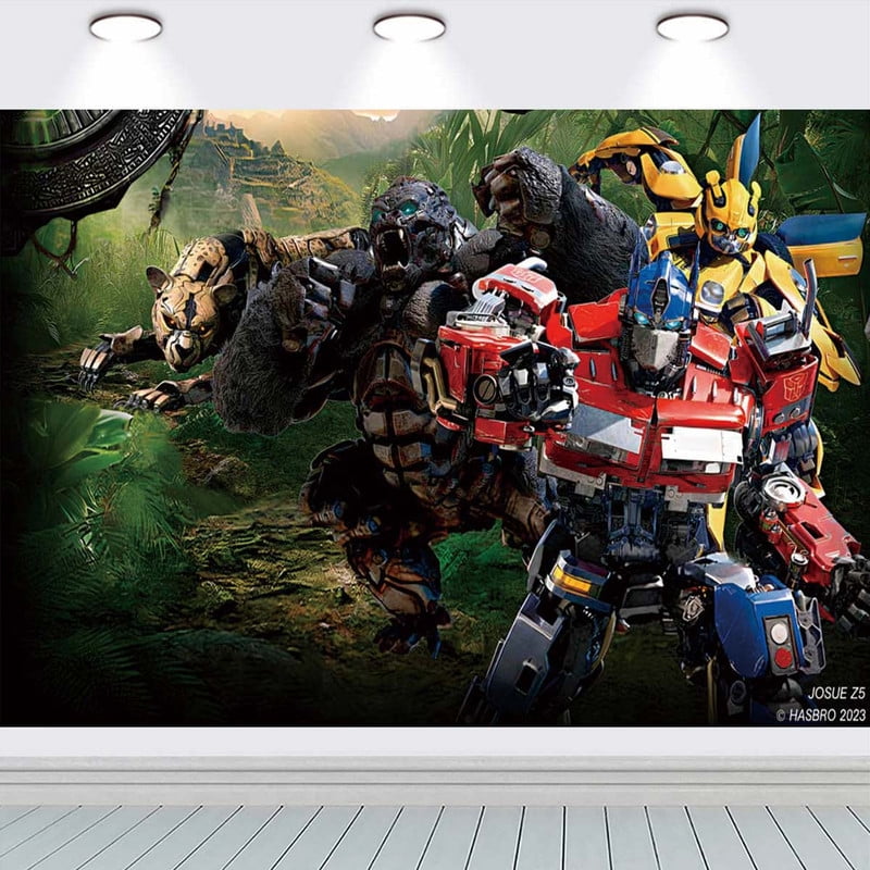 Rise of the Beasts Transformers Taspestry Wall Decor Backdrop Banner ...