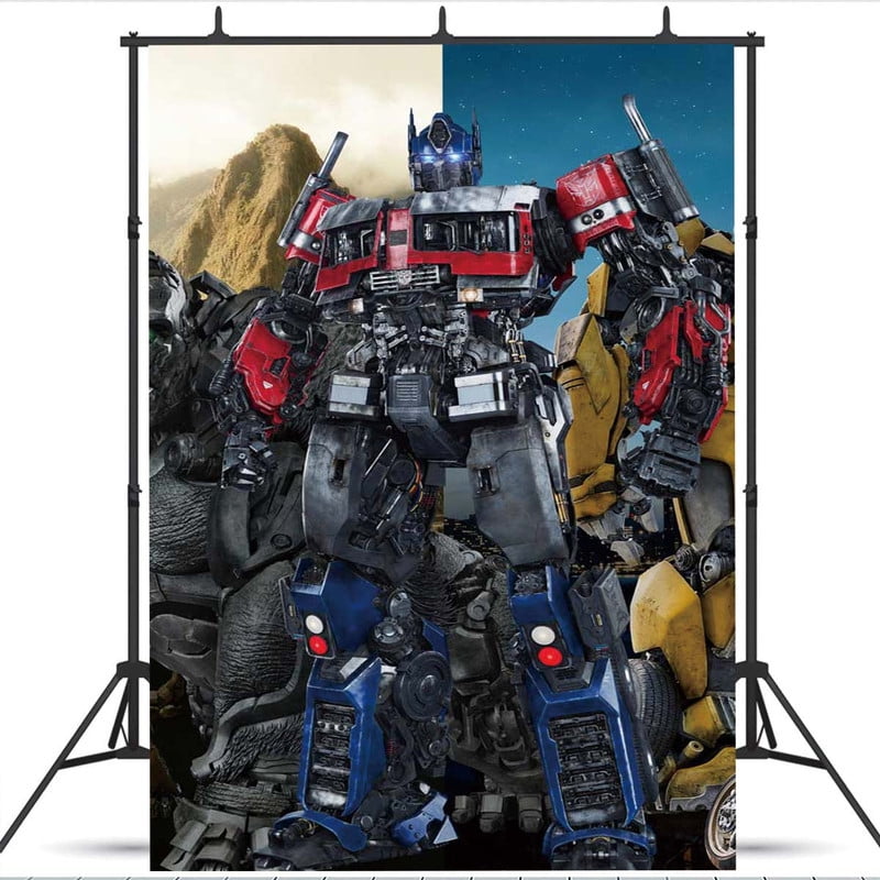 Rise of the Beasts Transformers Taspestry Wall Decor Birthday Banner ...
