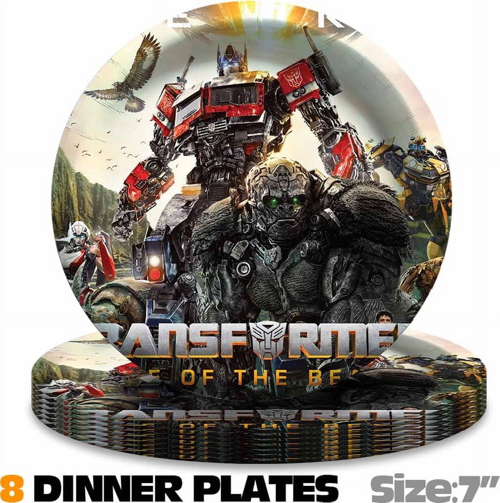 Rise of the beast Paper Plates Birthday Decorations Party Supplies ...
