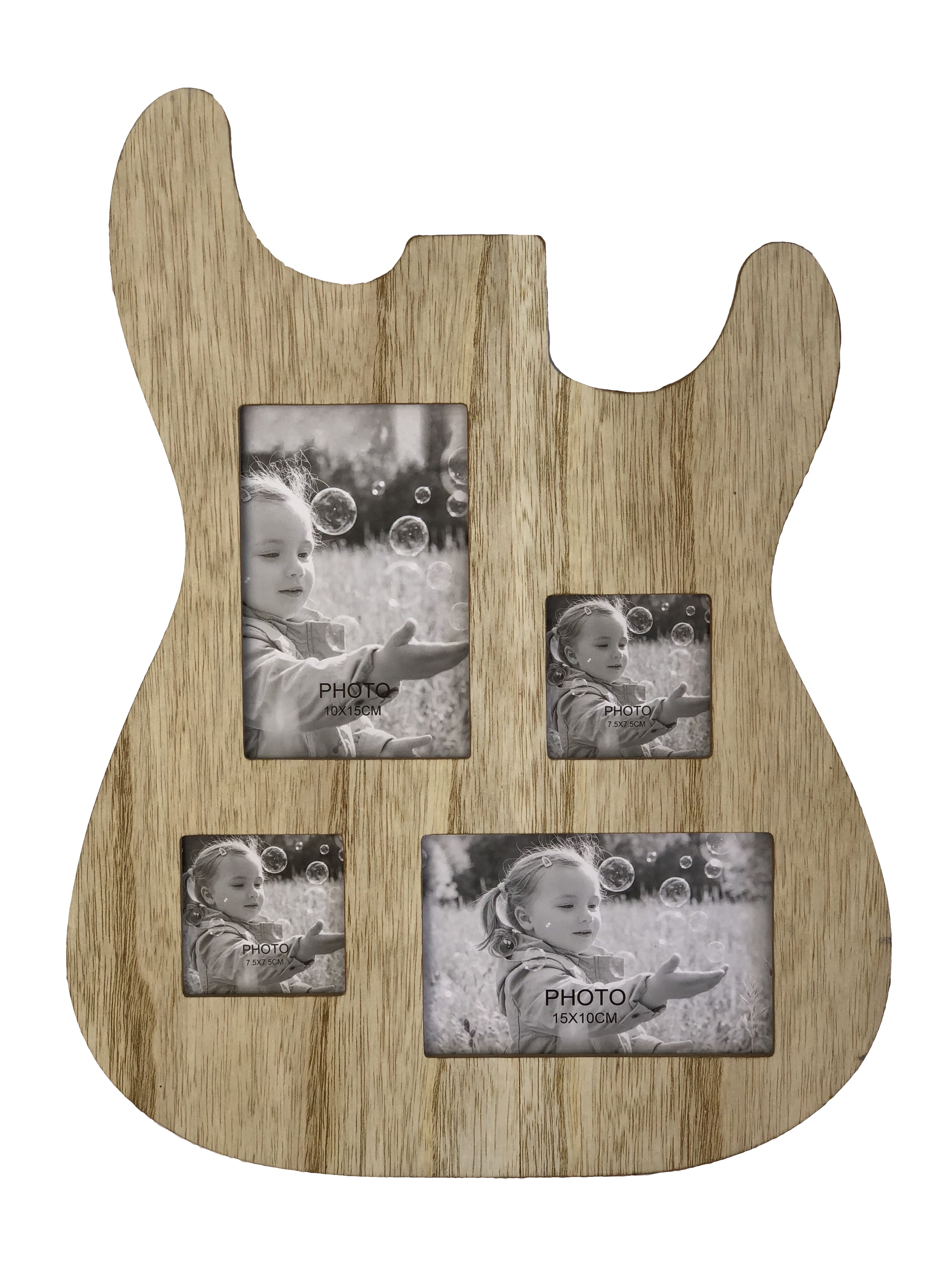 Rise8 Studios Guitar Body Shaped Music Picture Frame for 4x6 and 3x4 ...