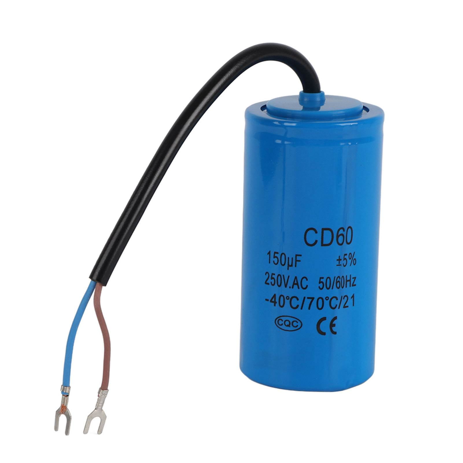 Risegun Circular Start Capacitor, Run Capacitor with Wire Lead Start Capacitor Motor Starting ...