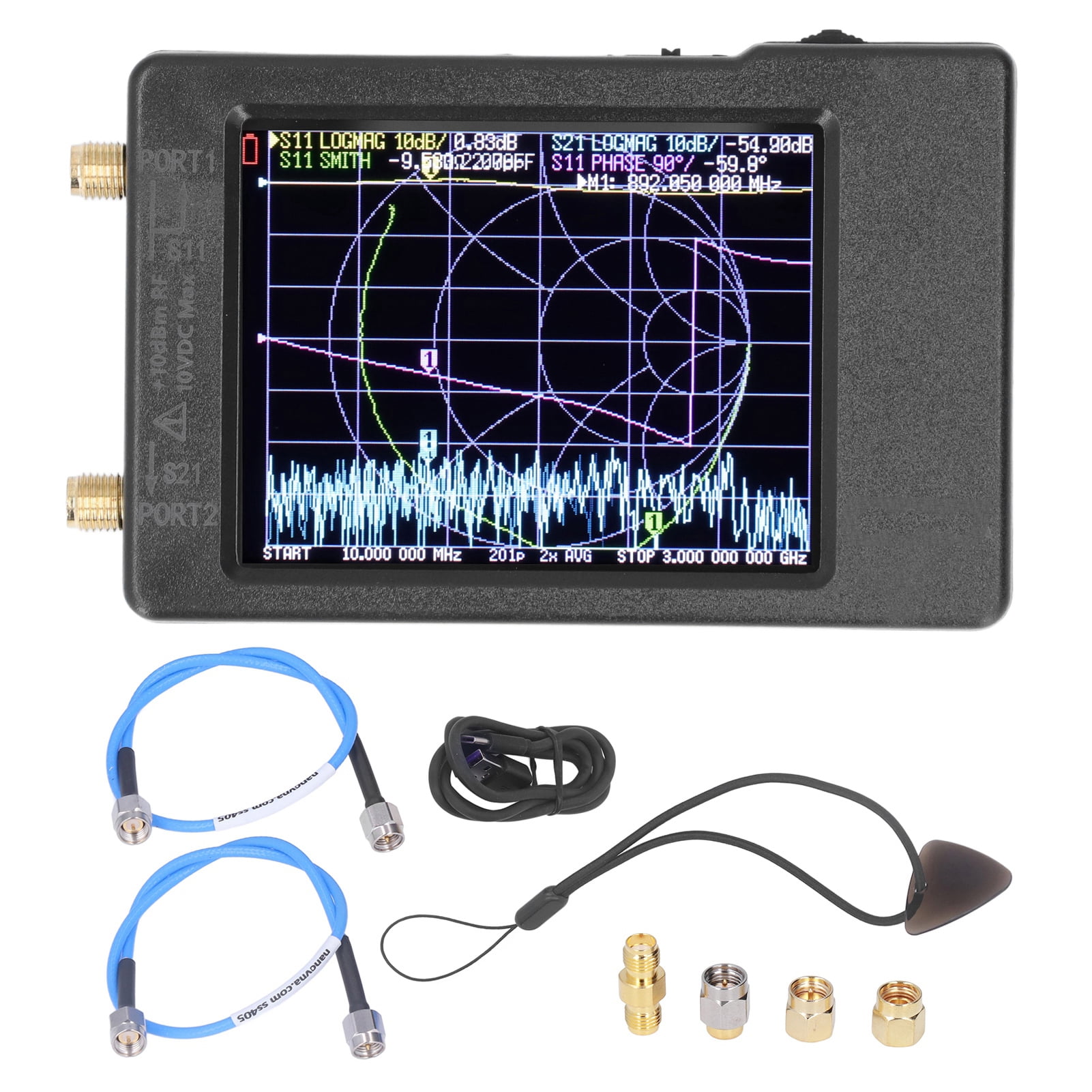 Risegun Vector Network Analyzer 50KHz -6.3GHz, HF VHF UHF Antenna ...