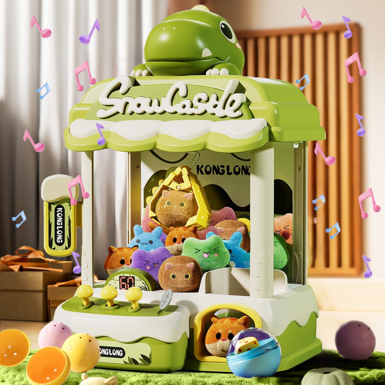 Risehigh Claw Machines for Kids Dinosaur Toys for Boys Age 6+, Arcade ...