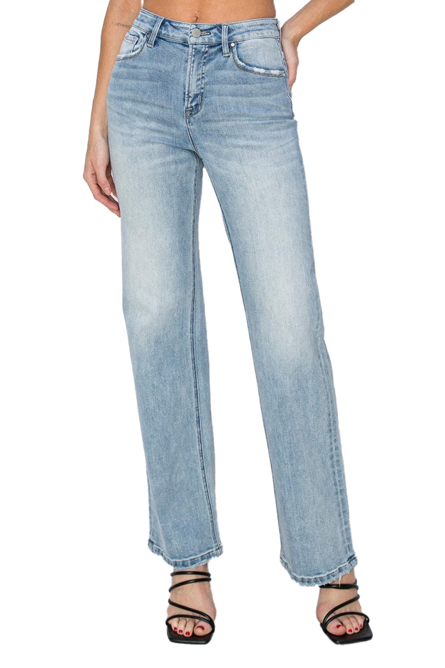 Risen Jeans - High Rise Straight Jeans 10 1/2" Rise - Model Info ...