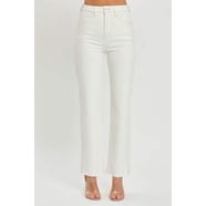 Risen Women's Tummy Control High Rise Wide Leg Jeans - Walmart.com