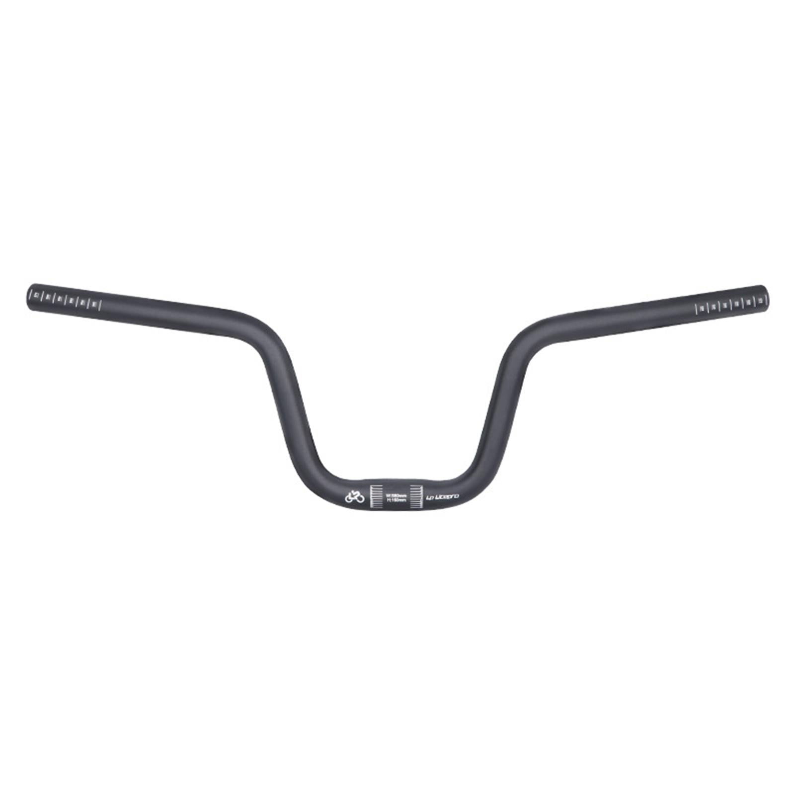 Riser Handlebar, mm Bike Handlebar, 580mm Aluminium Alloy Folding Bike ...