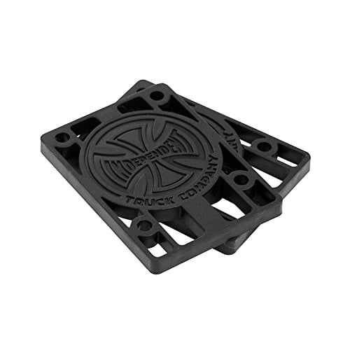 Risers 1/4" Black Hard Plastic Skateboard Riser Pads (Set Of 2 ...