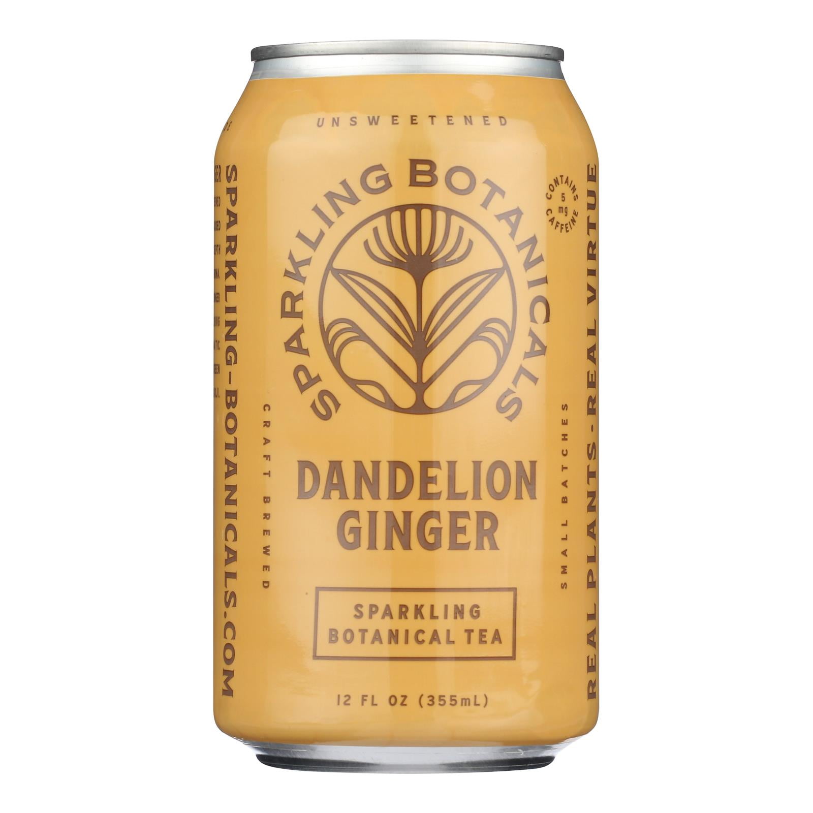 Rishi Tea Dandelion Ginger Sparkling Botanicals Sparkling Water ...