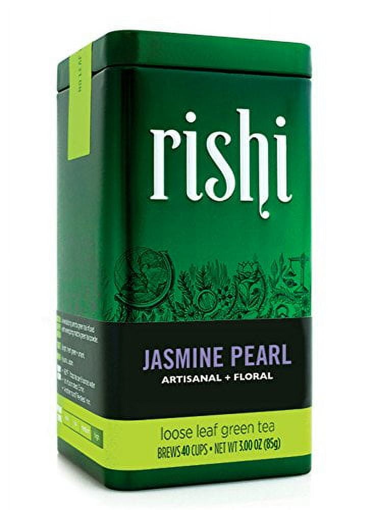 Rishi Tea - Jasmine Pearl Organic Loose Leaf Green Tea - 3 oz ...