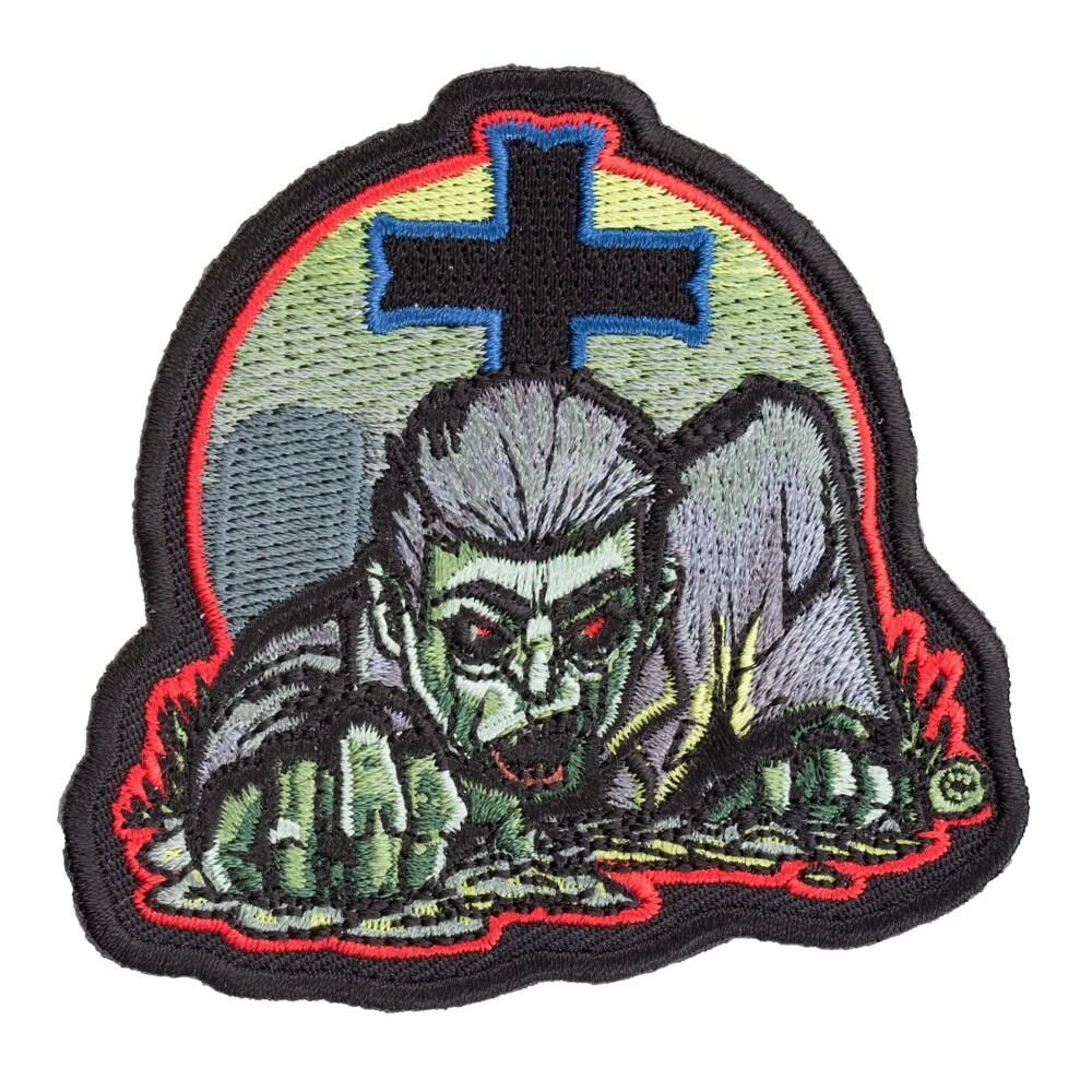 Rising Dead Zombie Patch, Zombie Grave Patches - Walmart Business Supplies