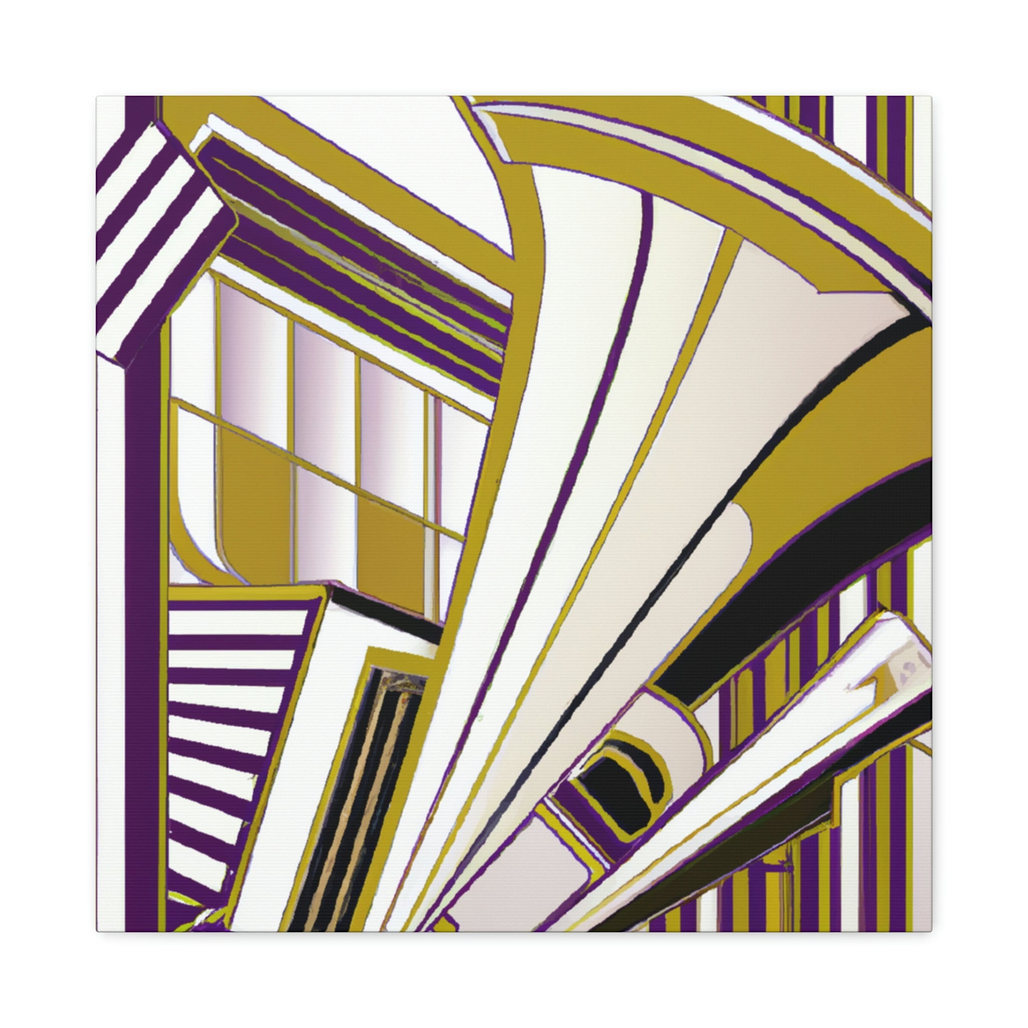 "Rising Deco Trumpet" - Canvas - Walmart.com