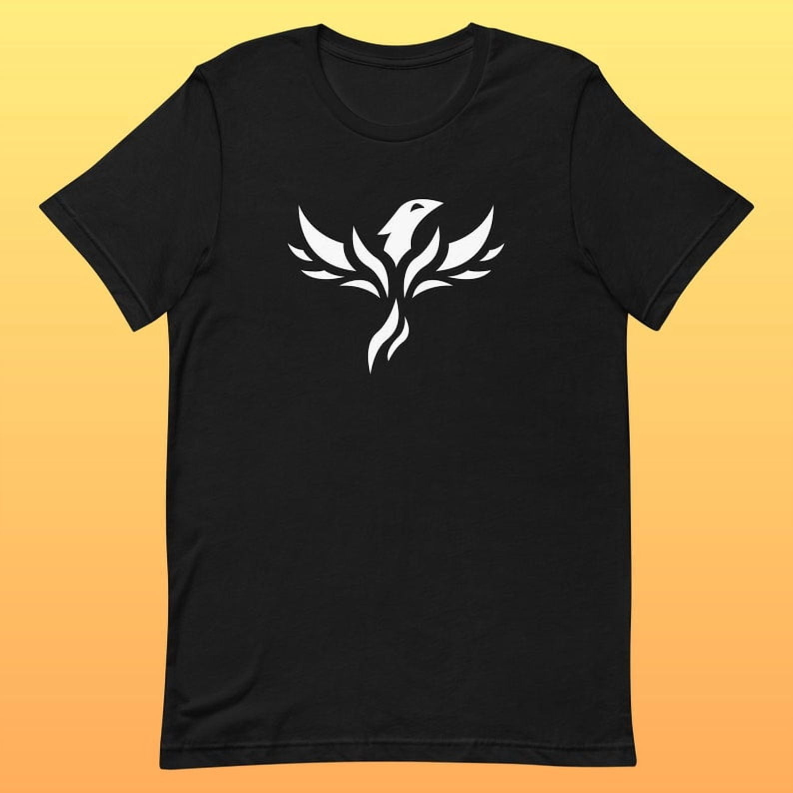 Rising Fire Phoenix T-Shirt | A Simple, Monochrome Design for Phoenix ...