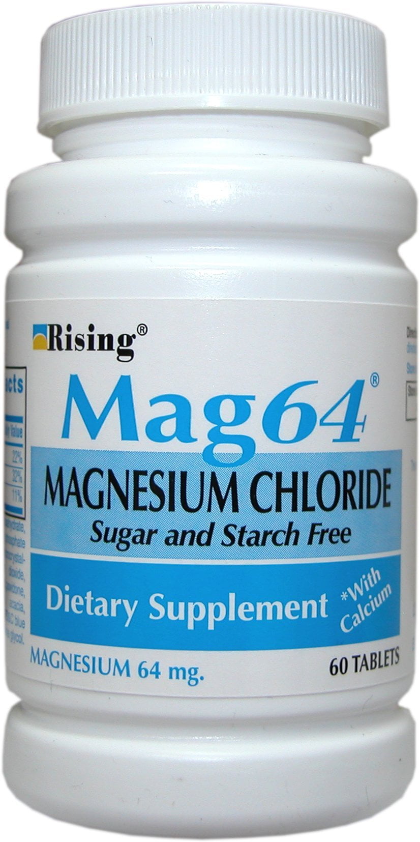 Rising Mag64 Magnesium Chloride with Calcium Tablets, Helps Maintain ...