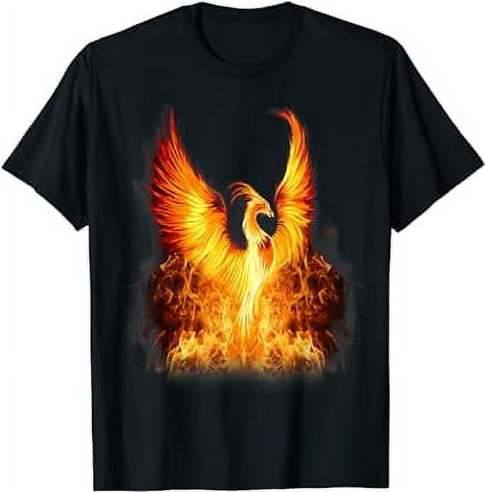 Rising Phoenix Fire Fenix T-Shirt T-Shirt - Walmart.com
