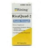 Rising RisaQuad-2 Pure Double Strength Capsules, Gluten Free, Allergen ...