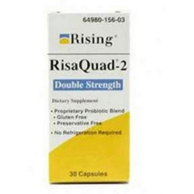 Rising RisaQuad-2 Double Strength Capsules, 30 Count - Walmart.com