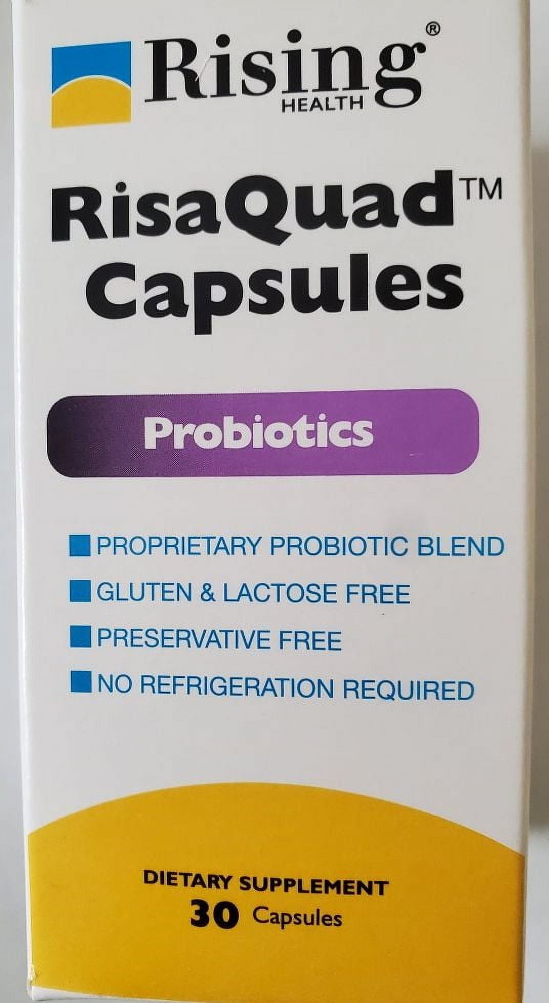 Rising Risaquad - 2 Double Strength Capsules, 30 ea (Pack of 2 ...