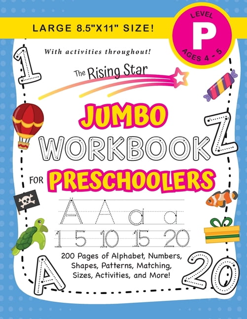 Rising Star The Rising Star Jumbo Workbook for Preschoolers: (Ages 4-5 ...