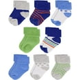 Rising Star Unisex Infant Terry Crew Baby Socks, Ankle Toddler Grip, 0 ...