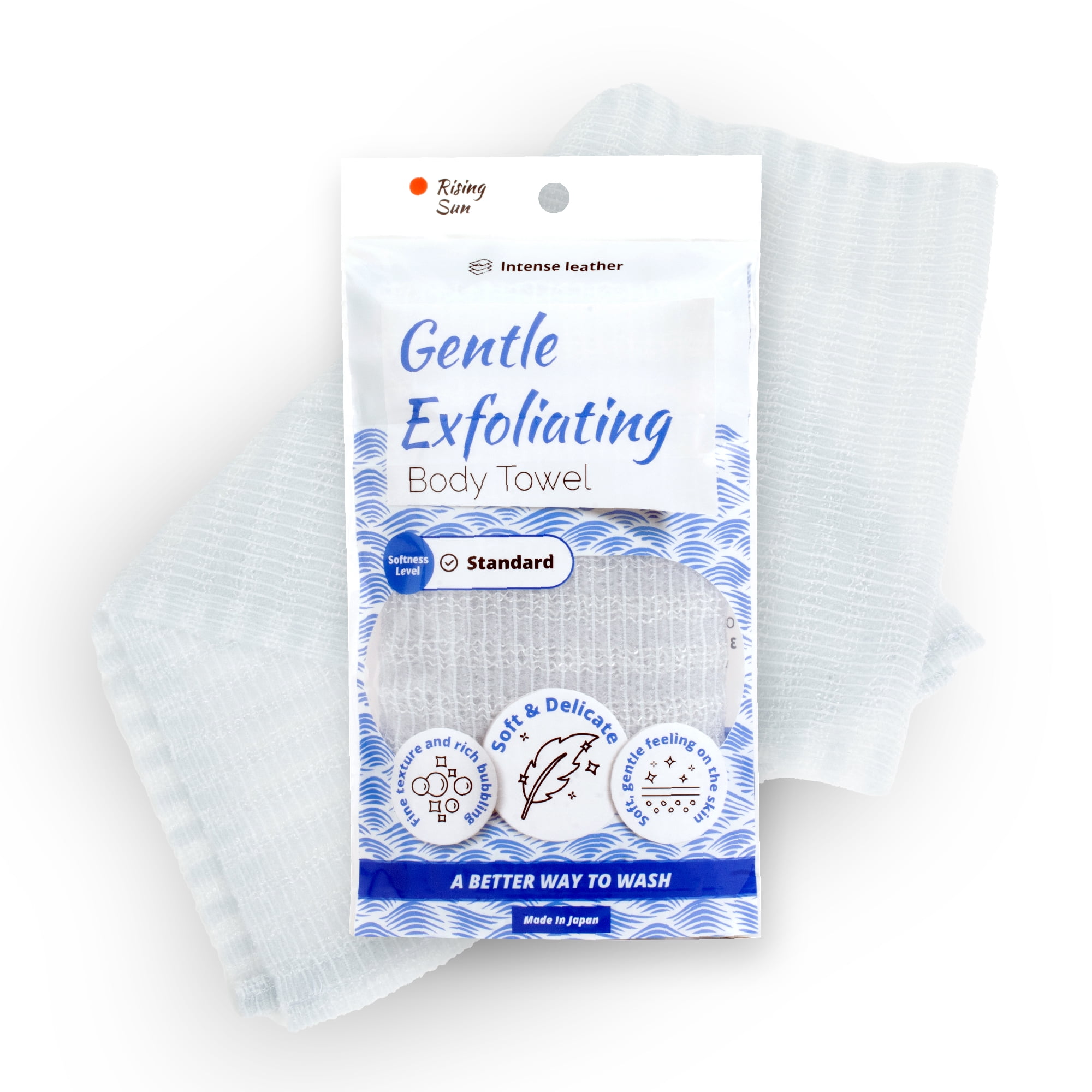 Rising Sun: Deluxe Japanese Exfoliating Bath Cloth & Shower Scrub Towel ...