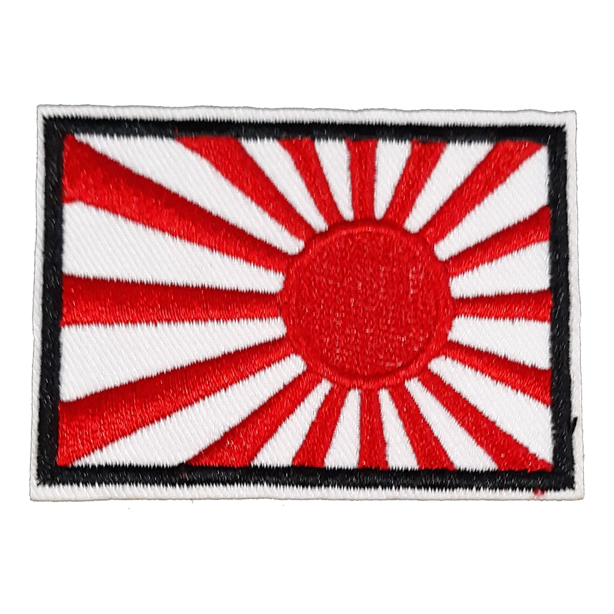 Rising Sun Flag Embroidered Patch Iron/Sew-On Applique Biker Emblem ...