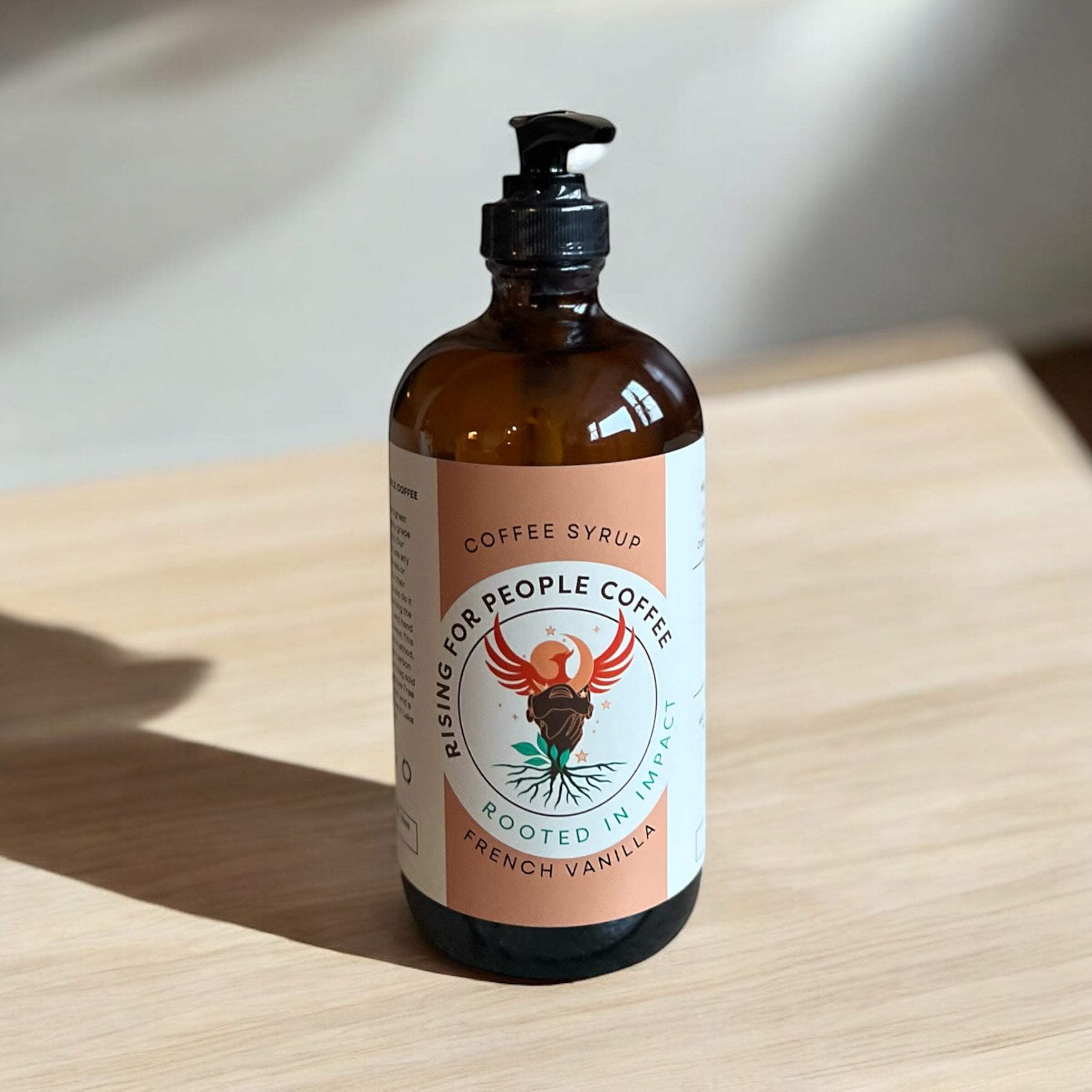 Rising for People Coffee French Vanilla Coffee Syrup, organic and Fair ...