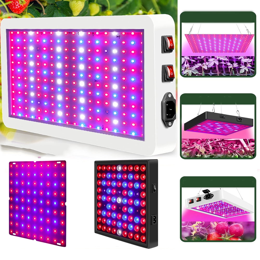RisingPro Full Spectrum LED Grow Light Red Blue Light 81-312LEDs LED ...