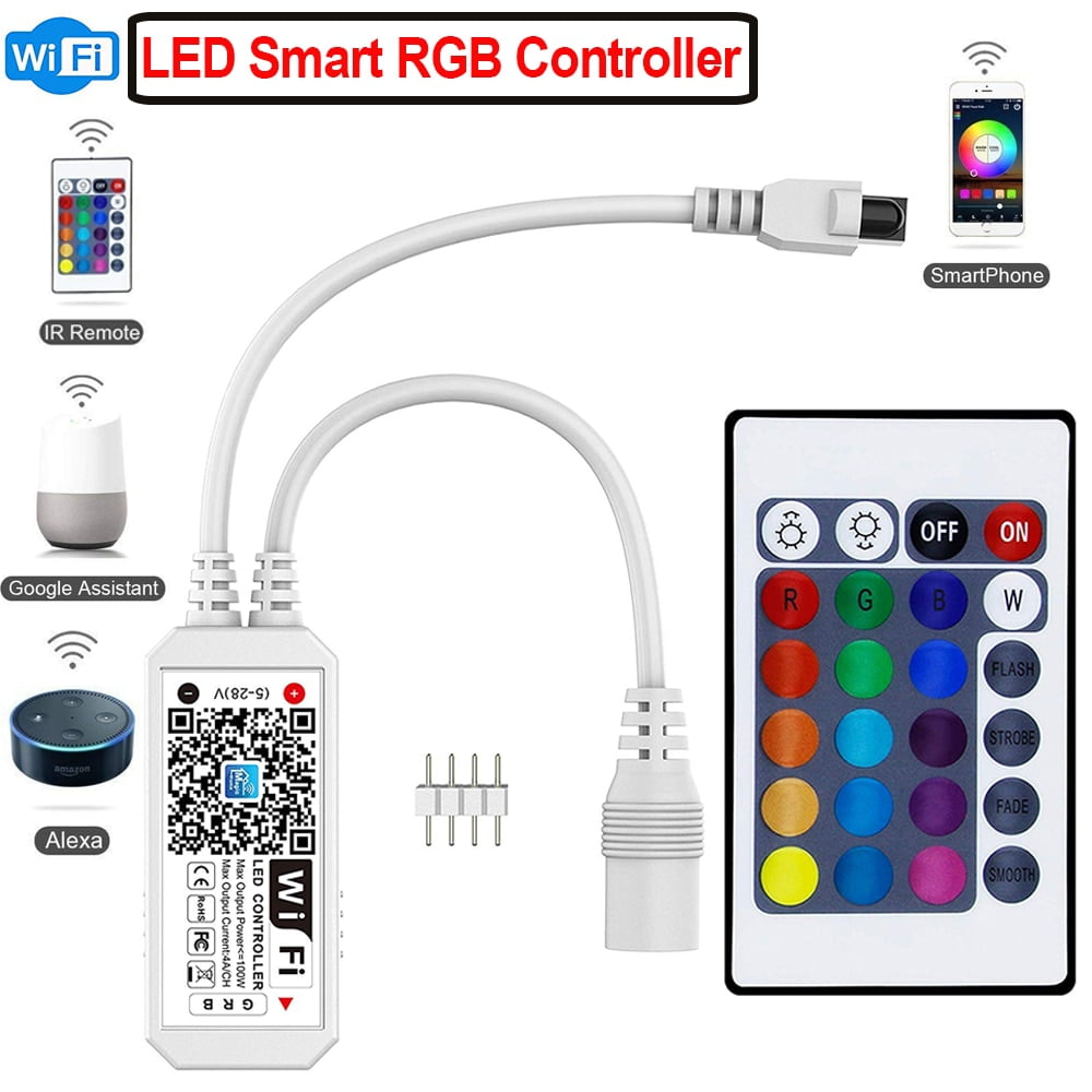 RisingPro Smart Wifi Controller LED RGB Light Strip Music LED ...
