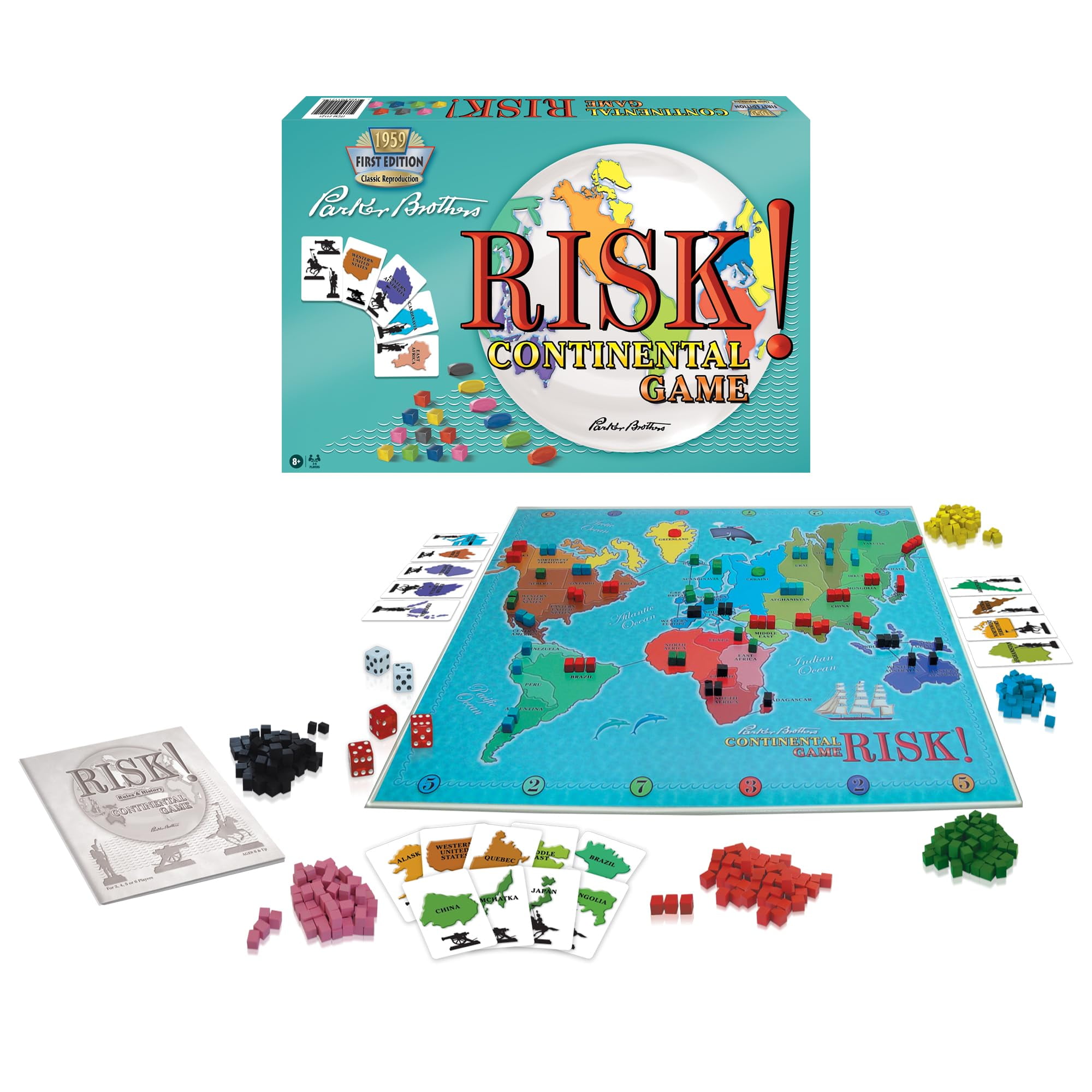 Risk 1959 The Classic MMF7 Reproduction of Risk with Original Artwork ...