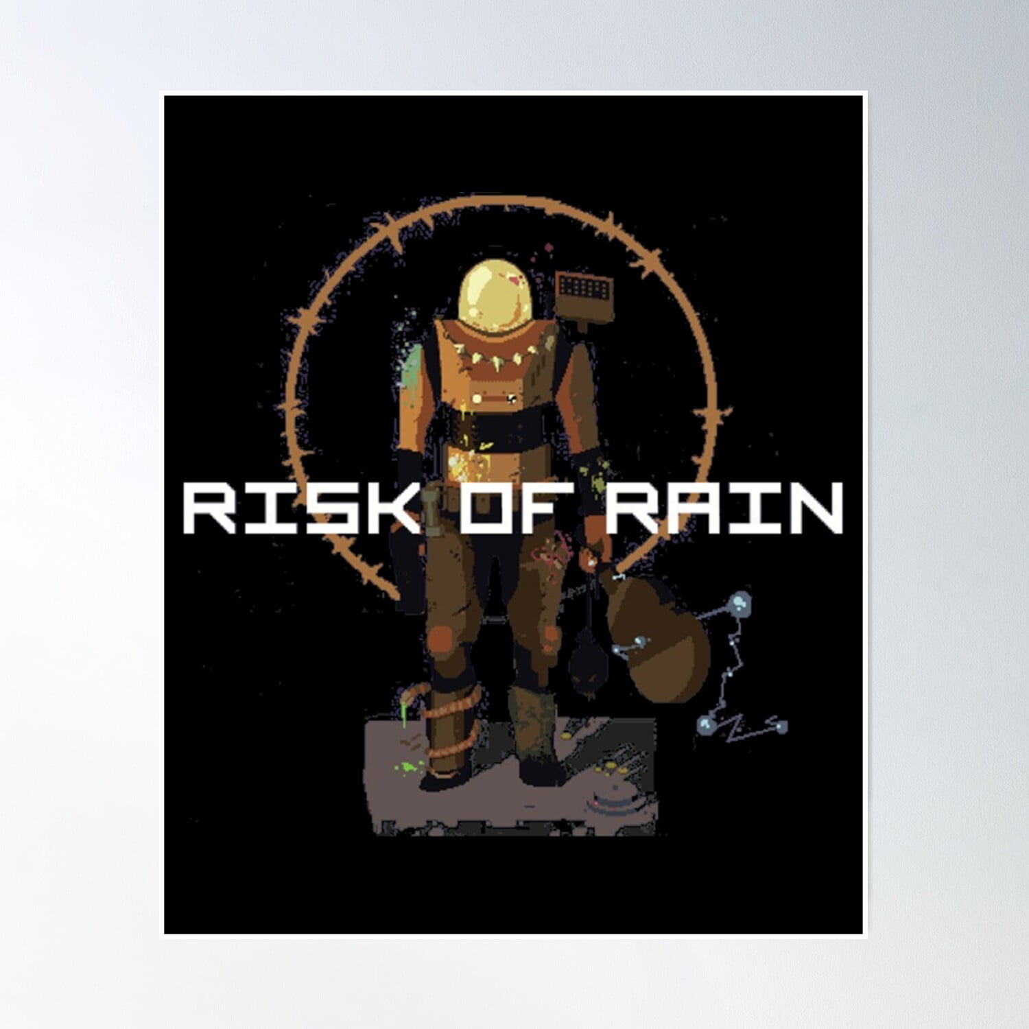Risk Of Rain 2, Ror 2, Ror, Rain, Risk, Game, Huntress Poster Wall Art ...