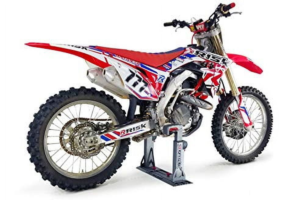 Risk Racing 00174 Silver Lock-N-Load PRO-Strapless Motocross Transport ...