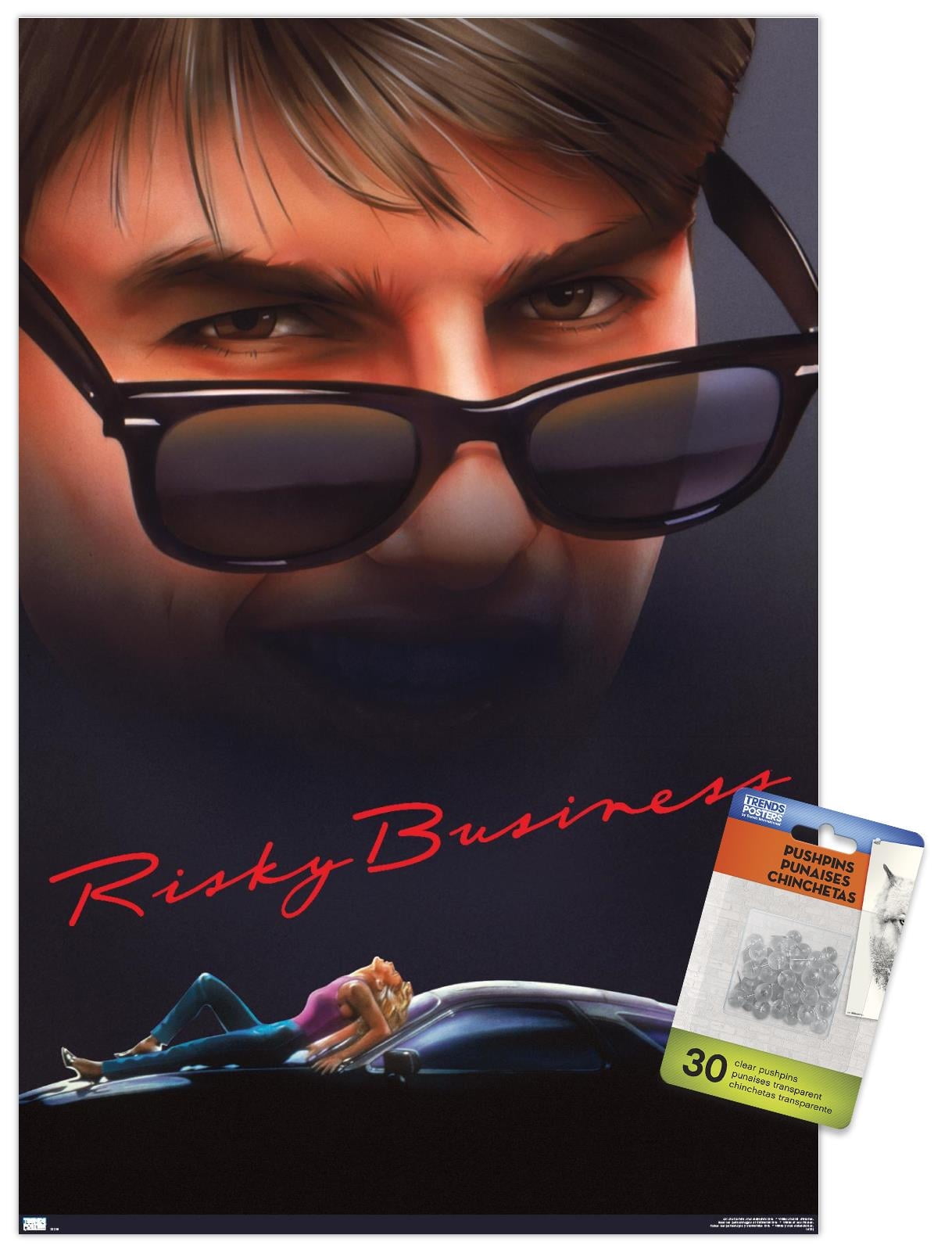 Risky Business - One Sheet Wall Poster with Push Pins, 14.725" x 22.375 ...
