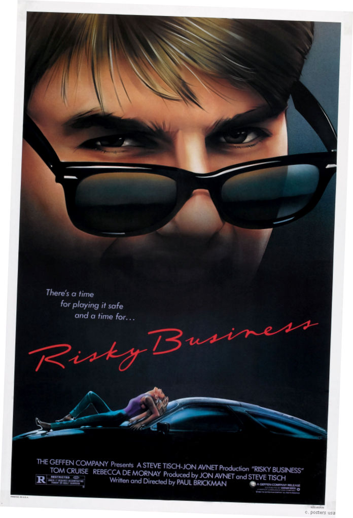 Risky Business Poster Metal Sign Art Print 8x12 Unframed, Age: Adults ...