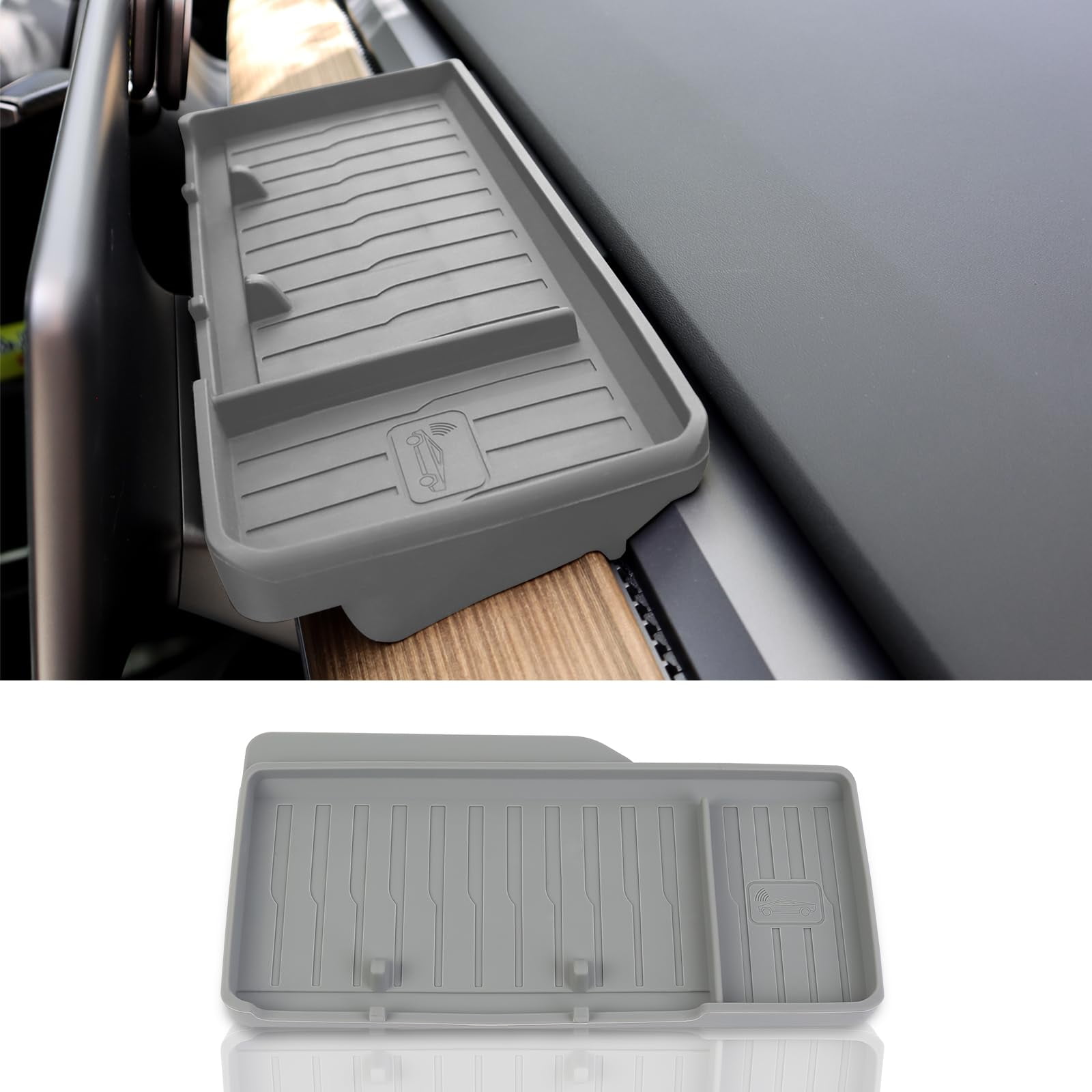 Rislobx Tesla Model 3 OIF8 Model Y Center Console Organizer Tray Hidden ...