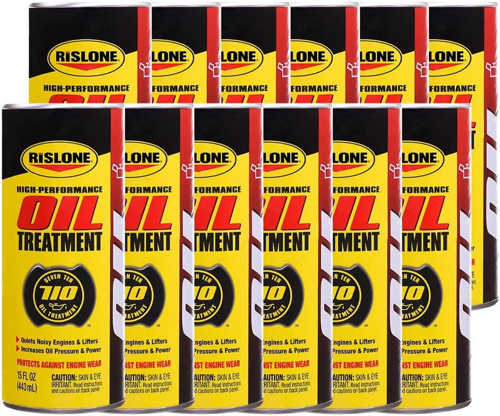 Rislone 4471-12PK High Performance Oil Treatment - 15 oz, (Pack of 12 ...