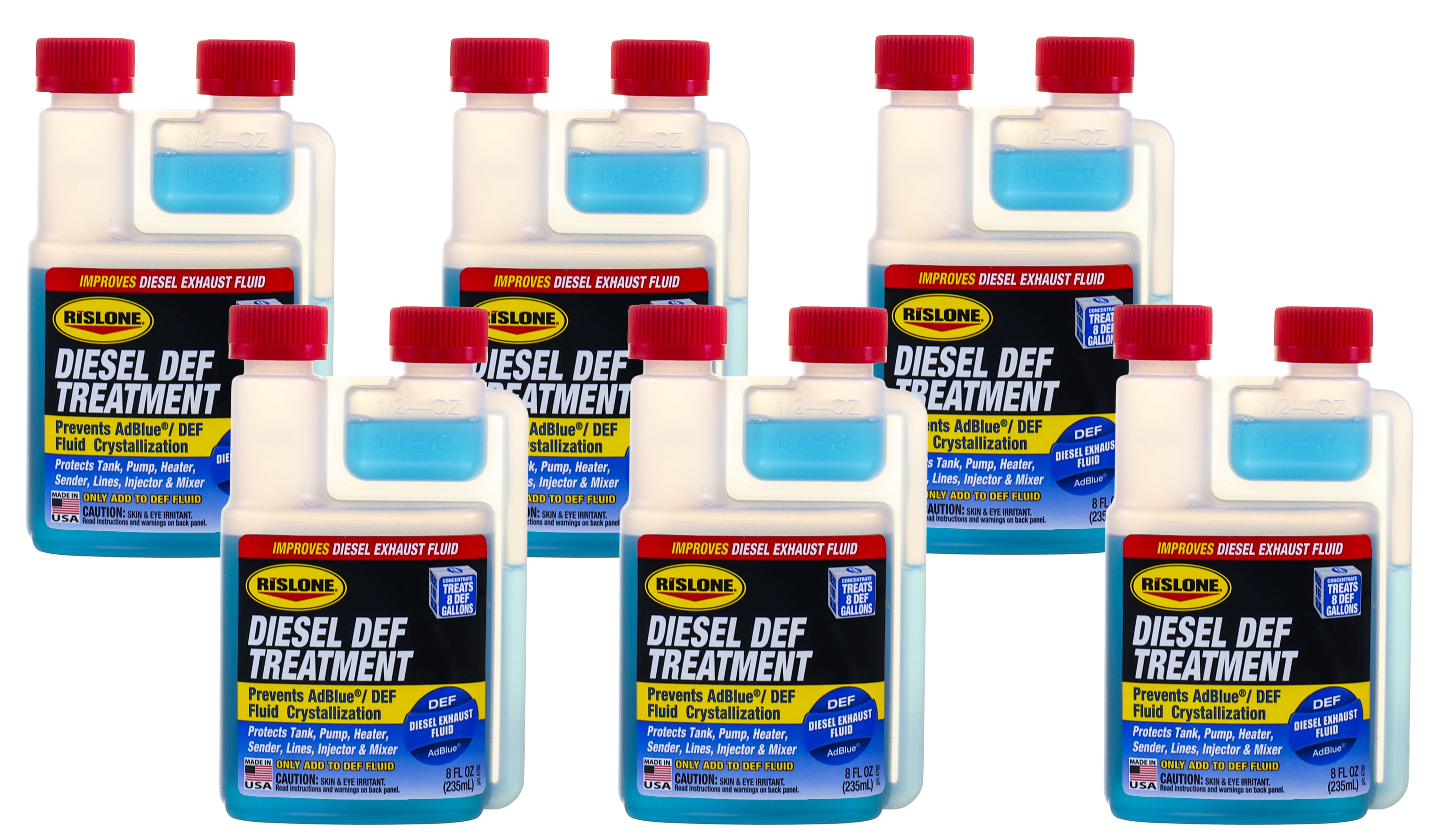 Rislone DEF Treatment Diesel Exhaust Fluid, Diesel Vehicle, 8 oz Bottle ...