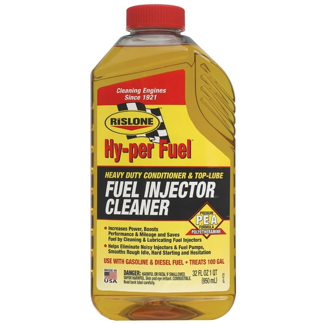 Rislone Hy-per Fuel Injector Cleaner Heavy Duty, Automotive Additive ...