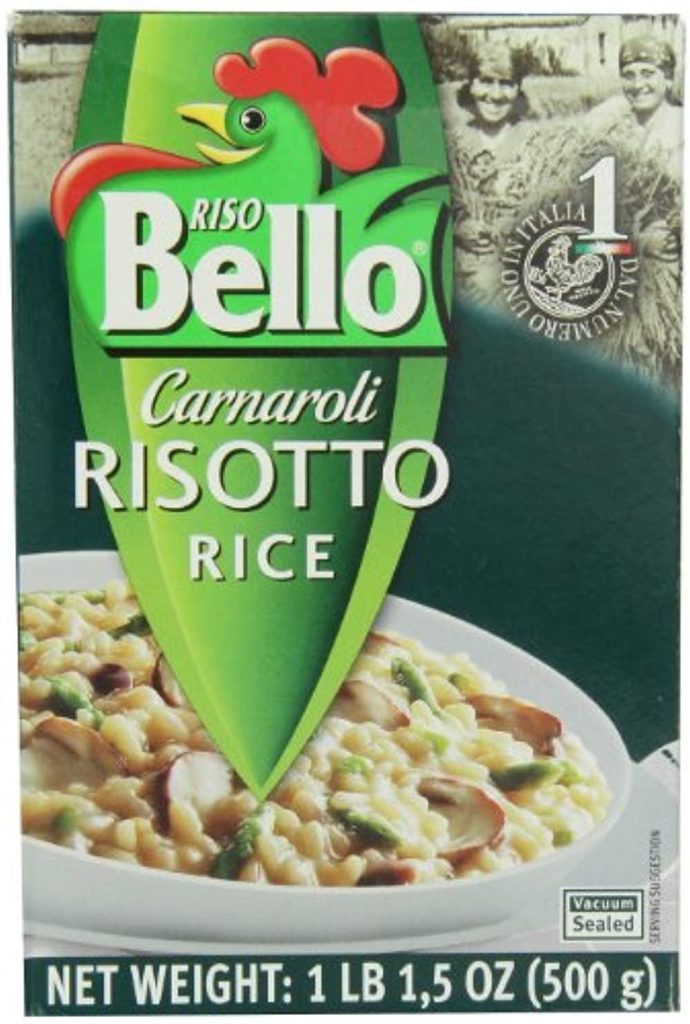 Riso Bello Carnaroli Risotto Rice, 17.5-Ounce Boxes (Pack of 6 ...