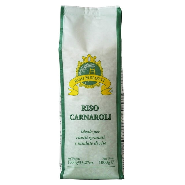 Riso Carnaroli Melotti | Italian Classic Risotto Rice | 2.2lb (1kg ...