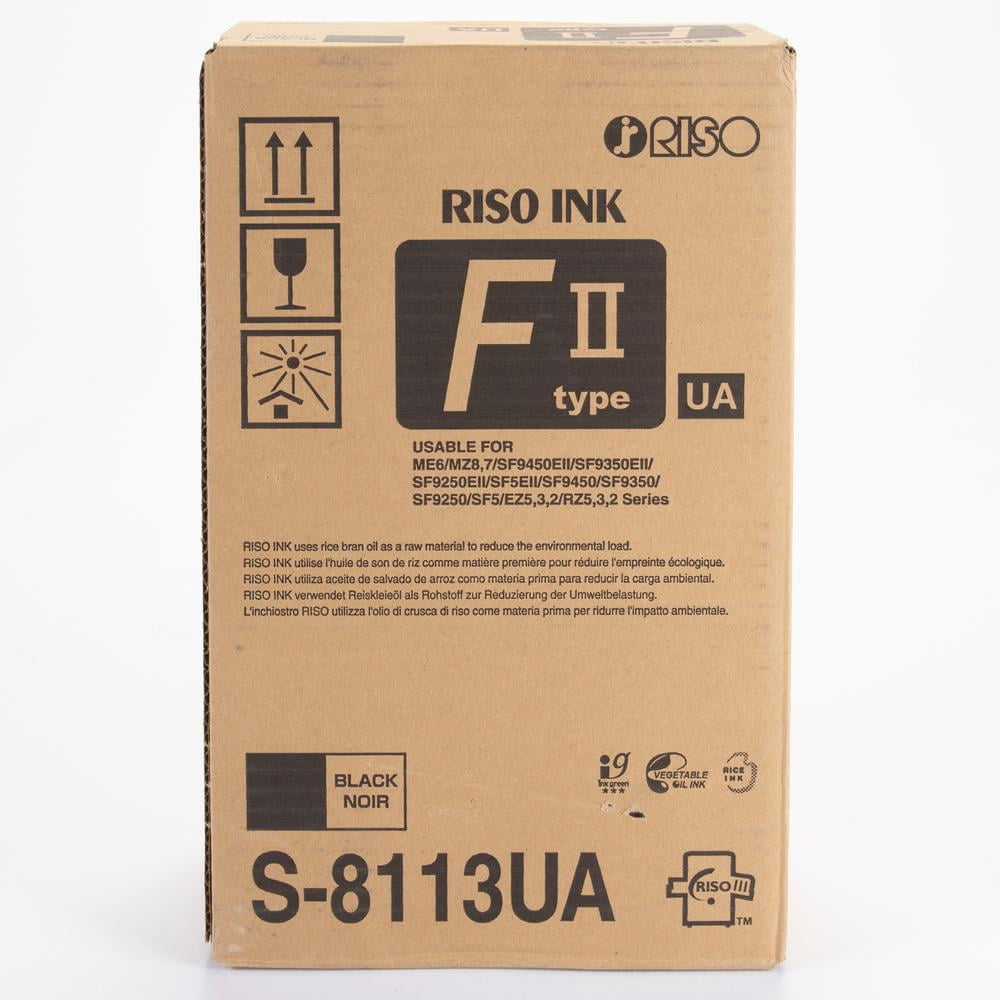 Riso Original Inkjet Ink Cartridge - Black - 2 / Carton - 20000 Pages ...