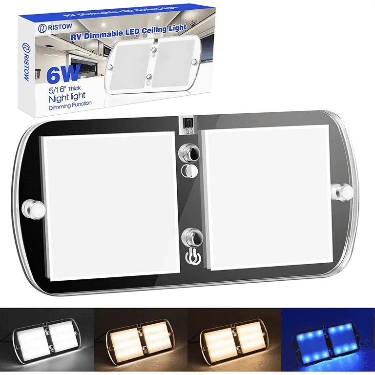 Ristow RV LED Interior Lights 12-18V Dimmable Ceiling Light 6W, Camper ...