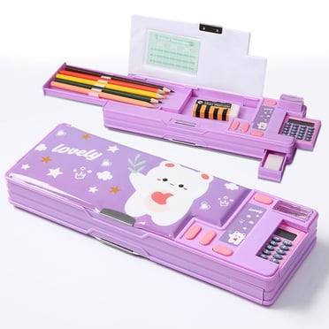 Craft County Plastic Pencil Boxes - 12 Vibrant Colors to Choose From ...
