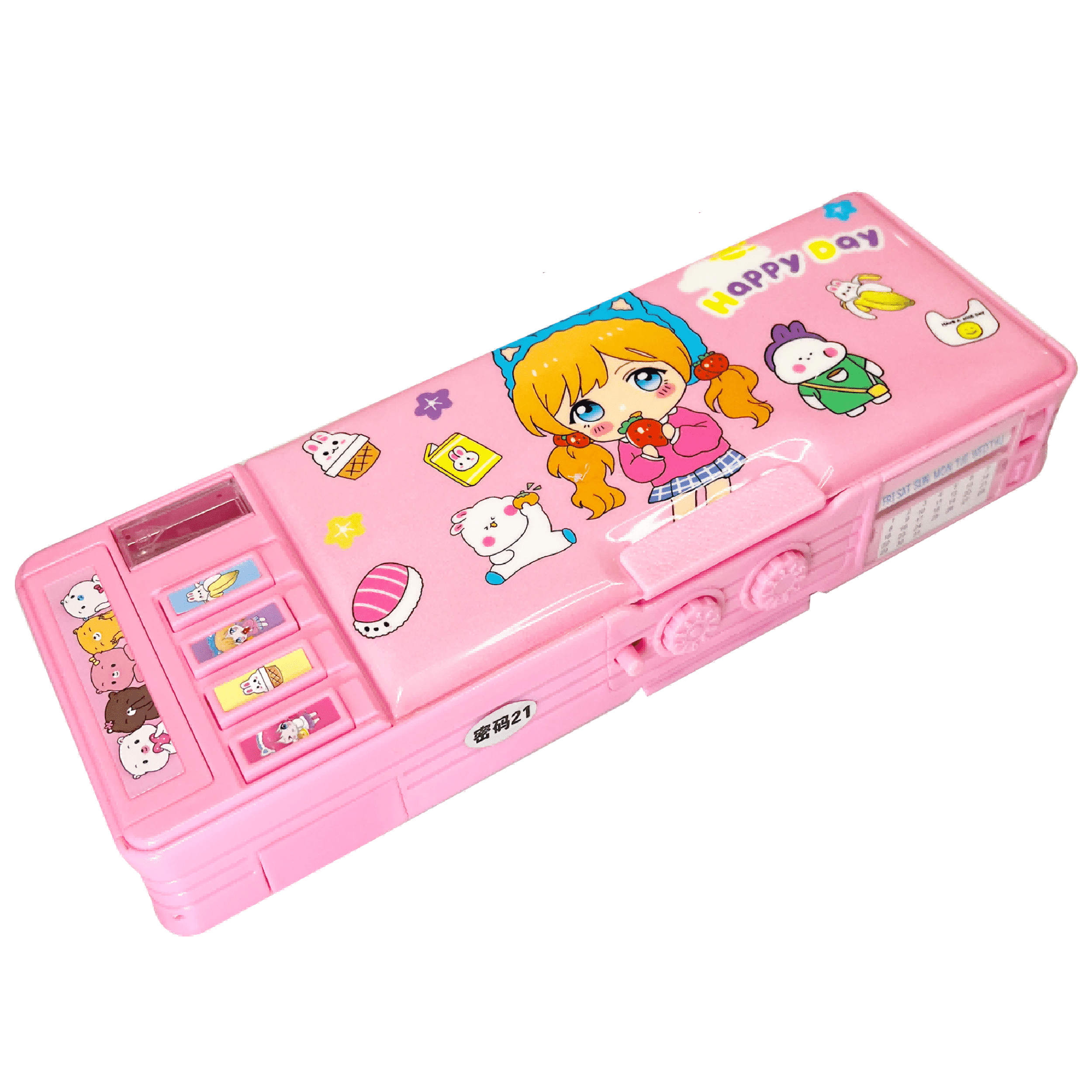 Ristpal Pop Up Multi Function Pencil Case (6-12), Cute Cartoon Pencil ...