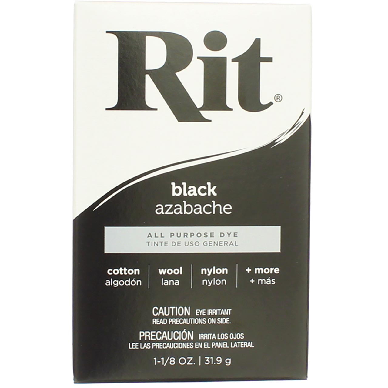Rit All Purpose Black Powder Fabric Dye, 8 oz (3 Pack) - Walmart.com