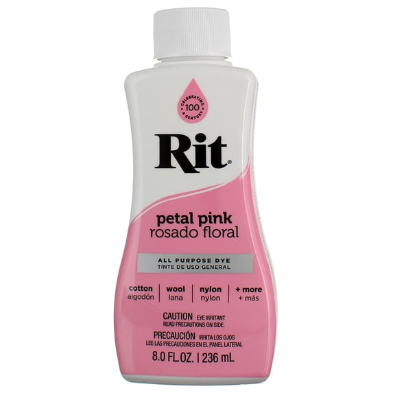 Rit All Purpose Dye, Petal Pink, 8 fl oz (4 pack) (Bundle) - Walmart.com