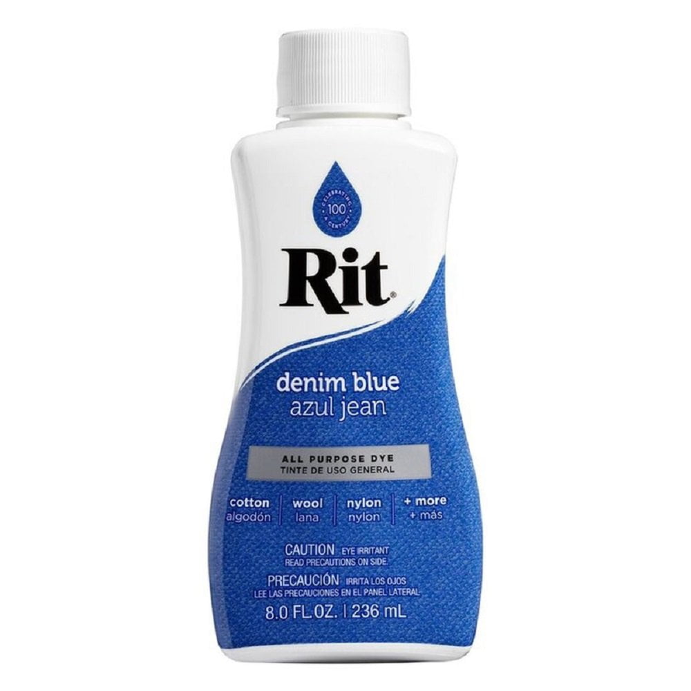 Rit All Purpose Liquid Dye - Denim Blue, 8 oz - Walmart.com