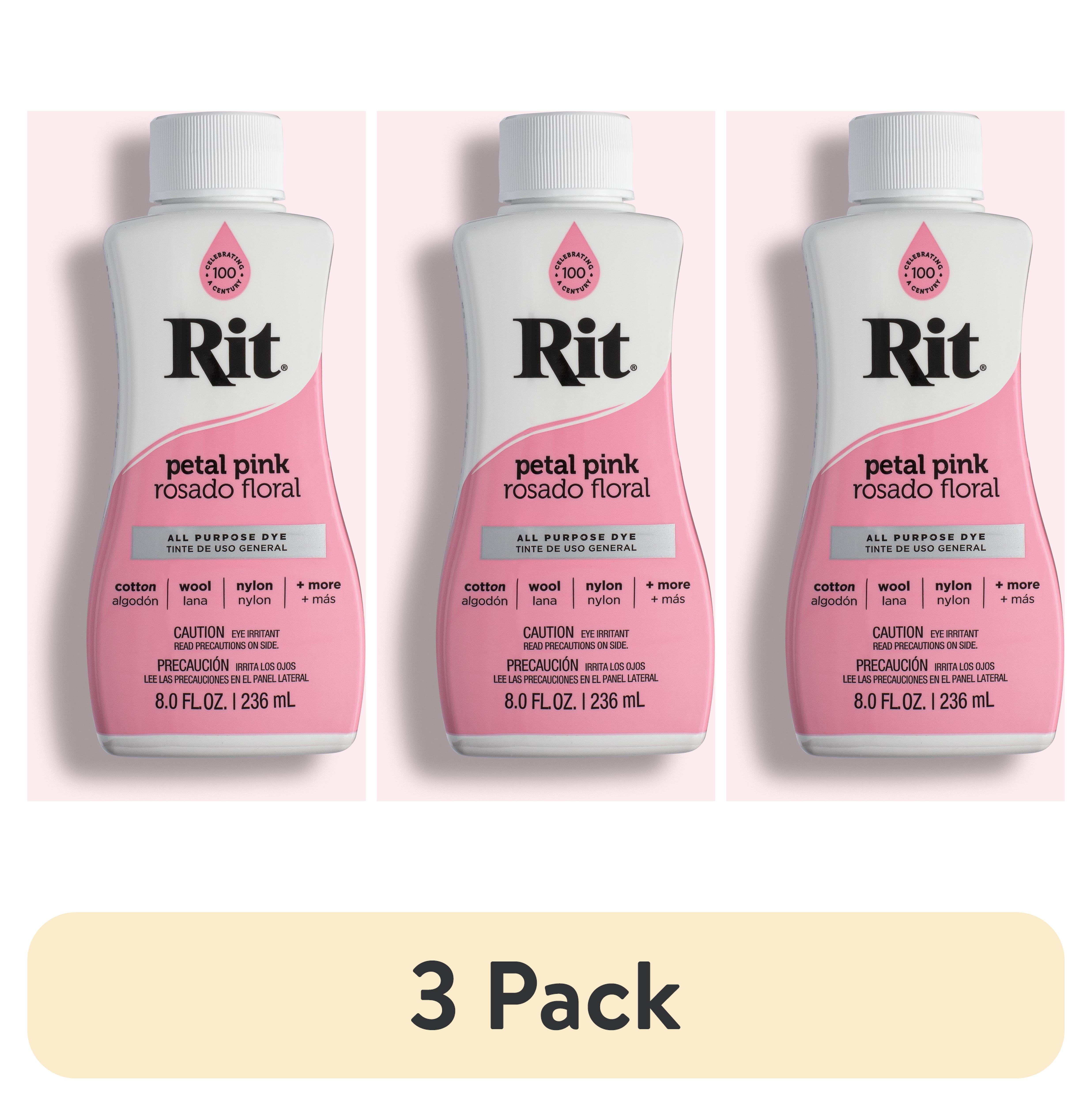 (3 pack) Rit All Purpose Liquid Dye, Petal Pink, 8 fl oz - Walmart.com