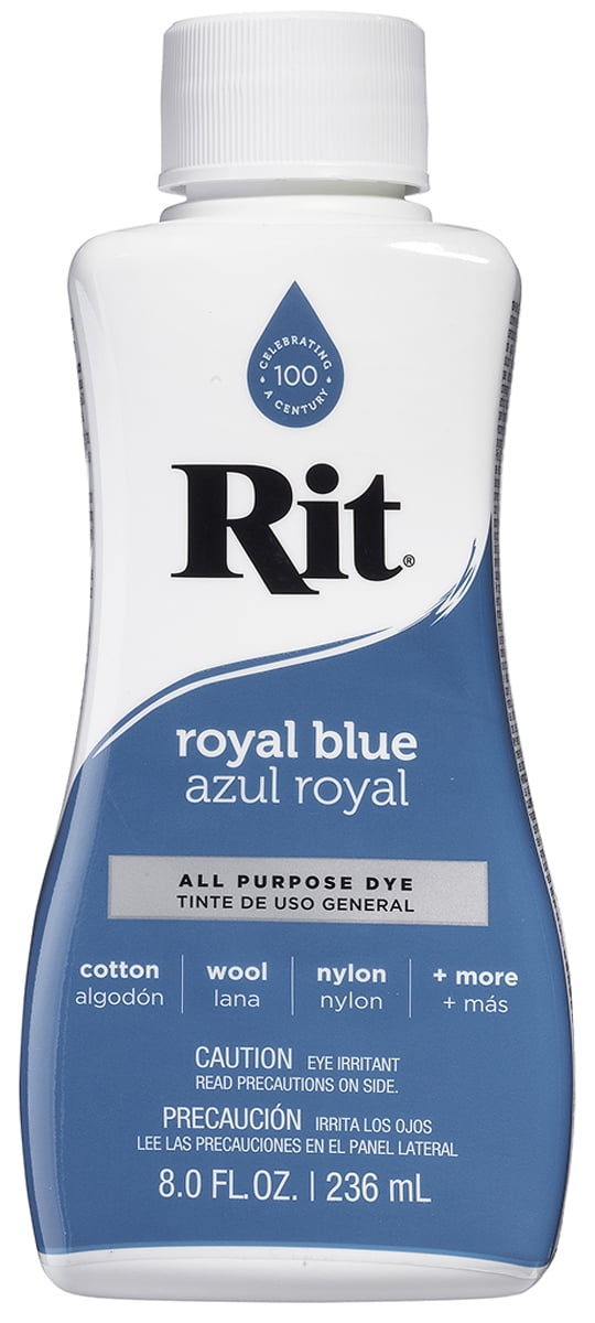 Rit, All Purpose Liquid Dye, Royal Blue, 8 Fl. Oz. - Walmart.com
