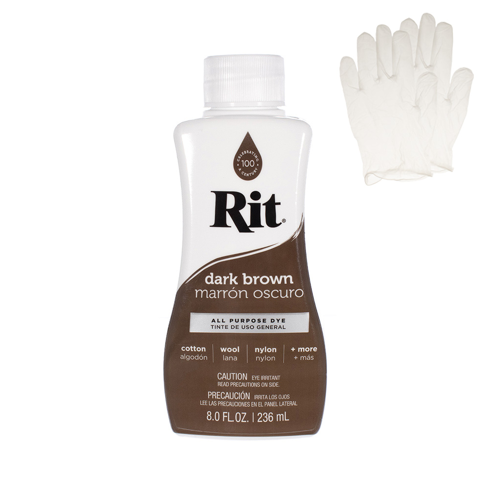 Rit All Purpose Liquid Dye, Dark Brown 8 fl oz - Walmart.com